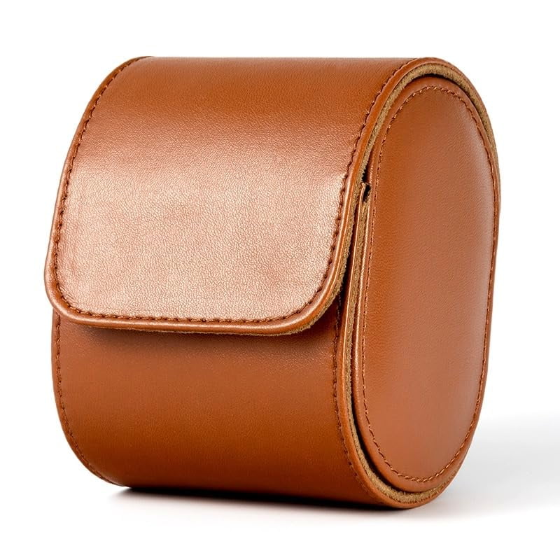 Luxury Leather Travel Watch Case Single Watch Box for Men and Women ...