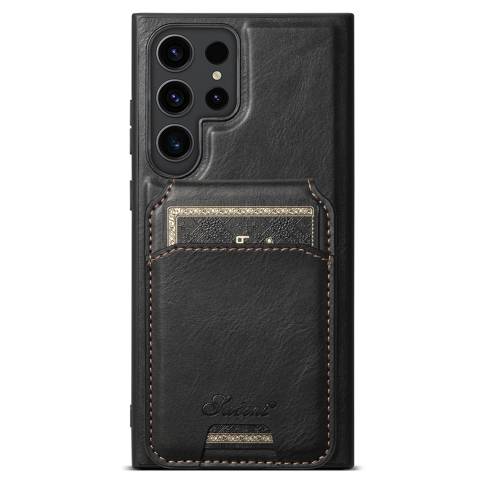 Luxury Leather Wallet Case For Samsung Galaxy S24 S23 S22 Plus Note 20 ...