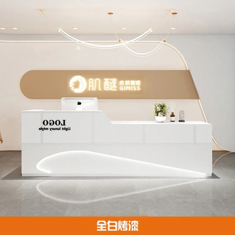 Luxury Lectern Cabinet Reception Desks Advisory Register Simple ...