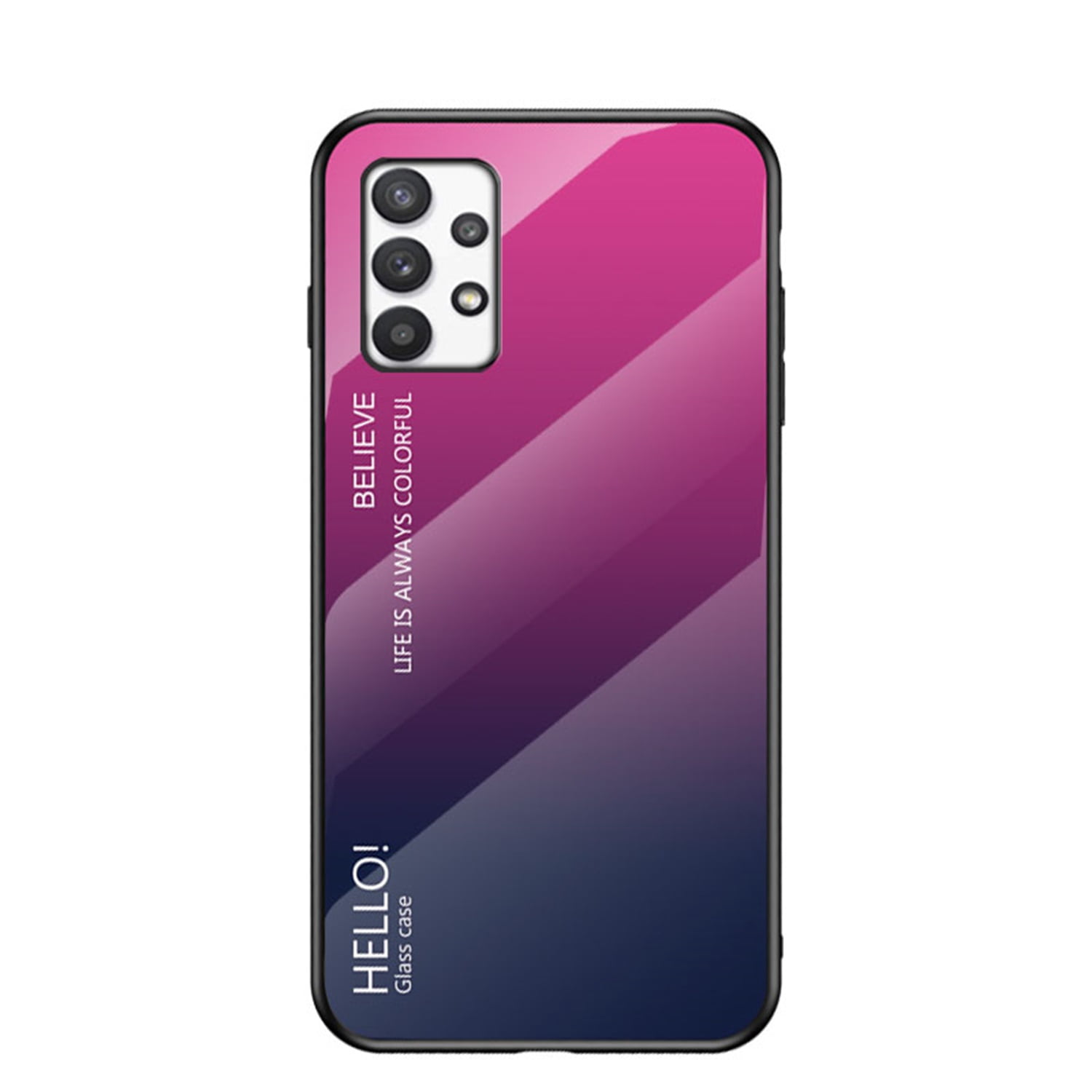 Luxury Light Gradient Samsung Galaxy A53 5G Case, Ultra Thin Tempered ...