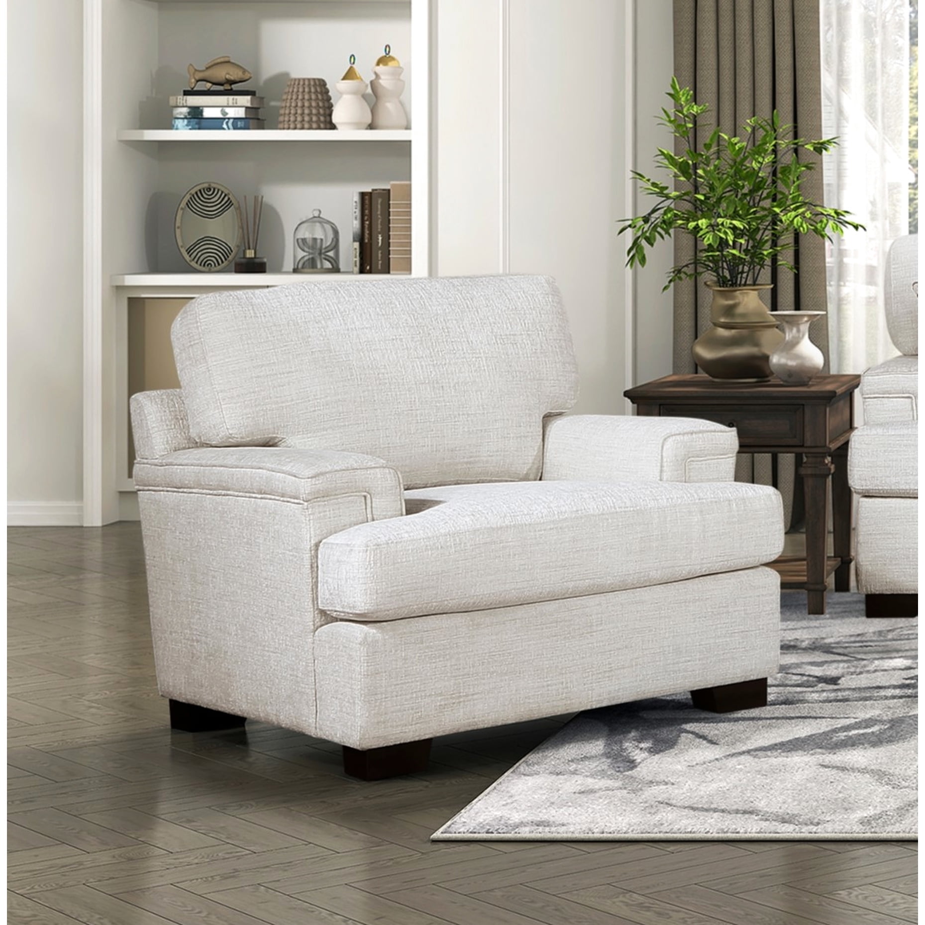 Luxury Living Chair | Ample Seating Space in Primary Area | Chenille ...