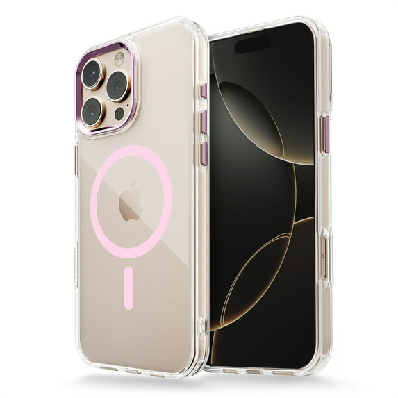 Luxury Magnetic Transparent Phone Case for iPhone 16 11 12 13 14 15 Pro ...