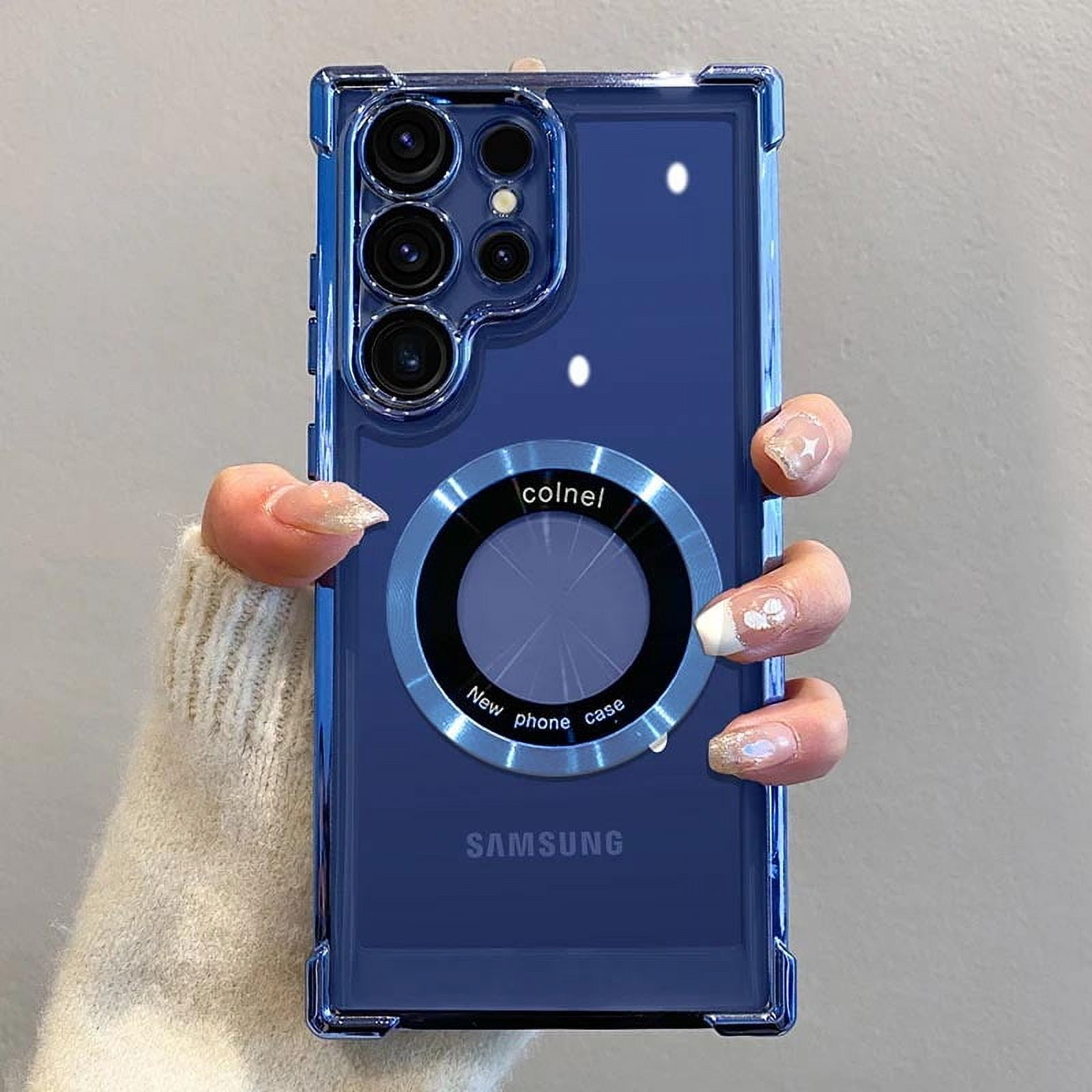 Luxury Magsafe Plating Case For Samsung Galaxy S25 S24 Ultra S23 FE S22 ...