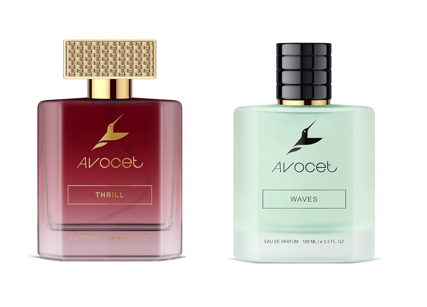 Luxury Man Perfume Gift Set 2 x 100 ml for Men With Thrill Waves ...