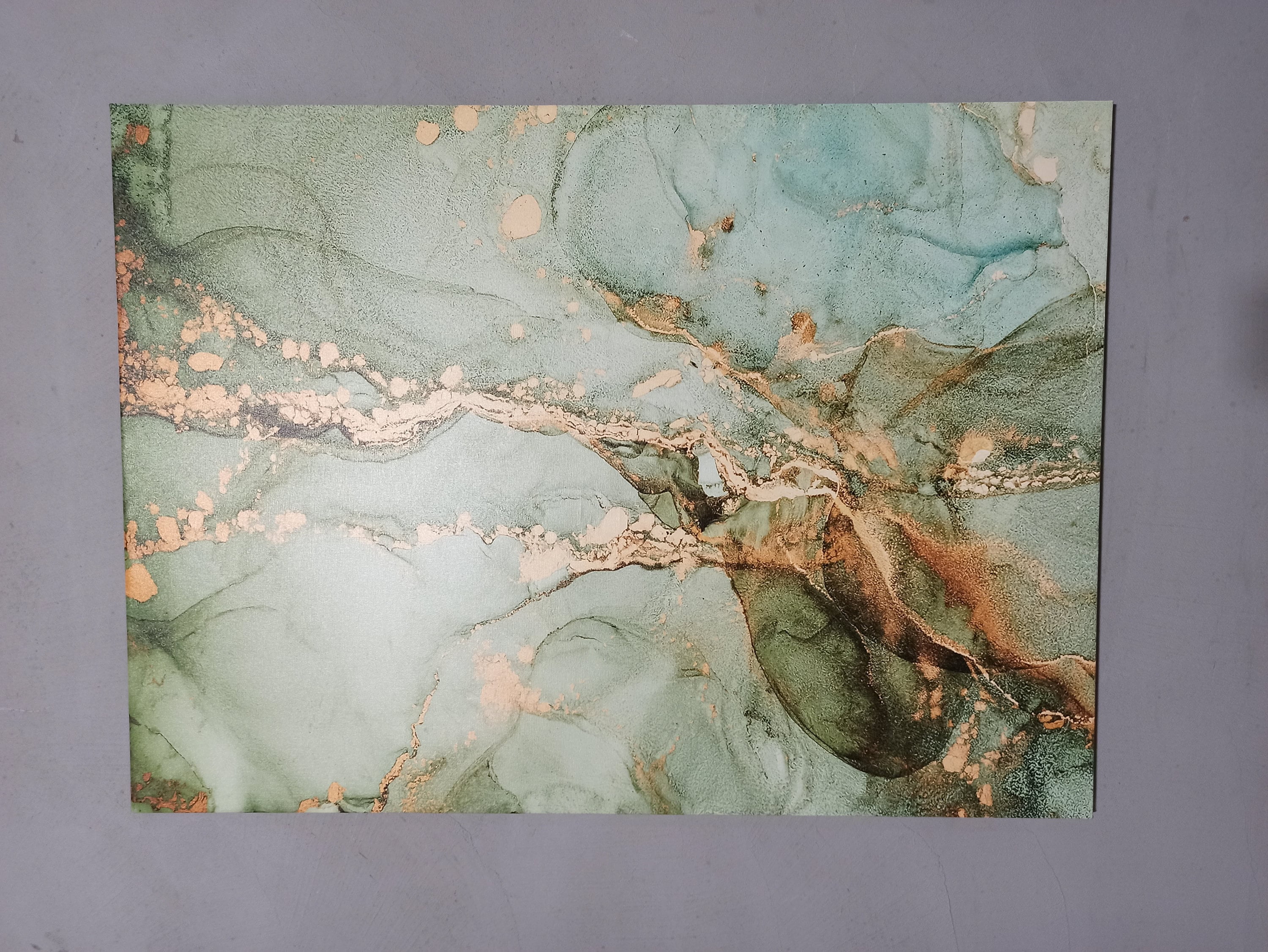 Luxury Marble Canvas, Modern Art Canvas, Green MArble Canvas Art, Green ...