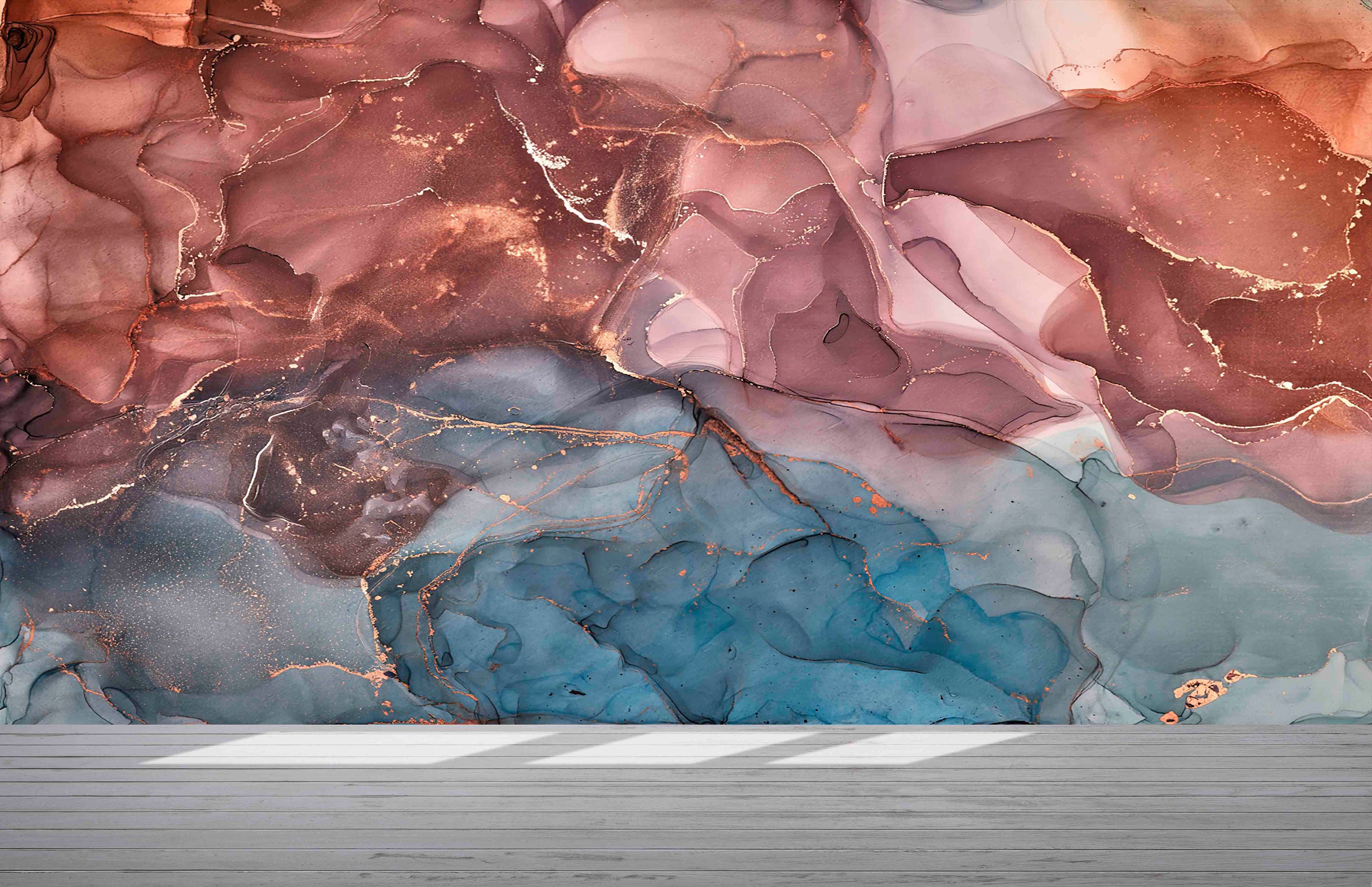 Luxury Marble Mural, 3d Wallpaper, Modern Wall Decor, Bright Wallpaper ...