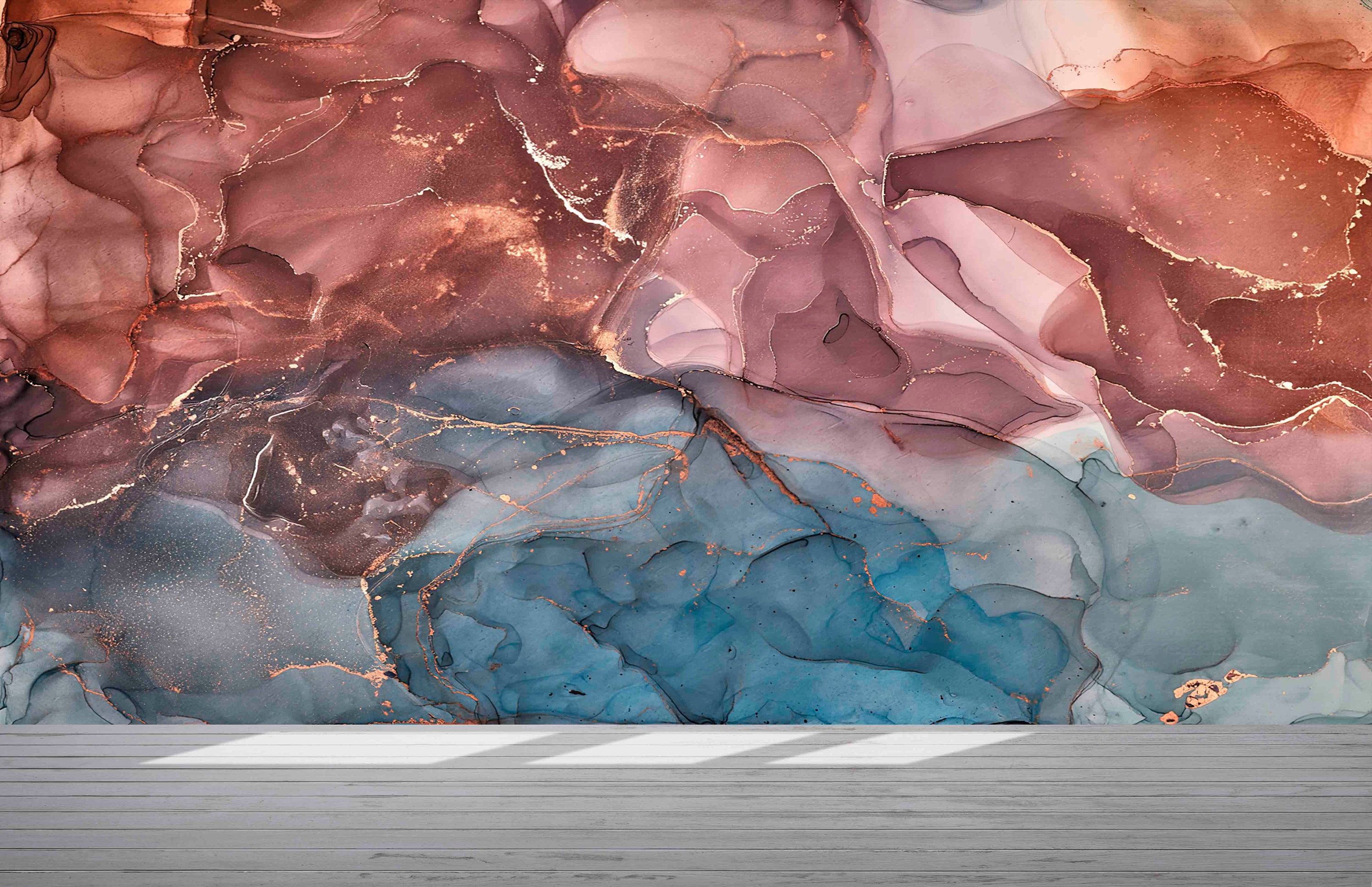 Luxury Marble Mural, 3d Wallpaper, Modern Wall Decor, Bright Wallpaper ...