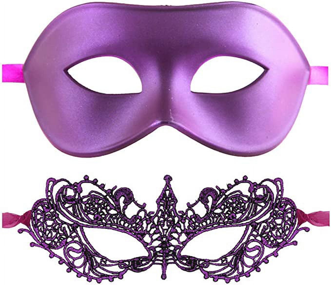 Luxury Mask – Couple’s Venetian Party Mask Couples Set 2 Pcs – Matching ...