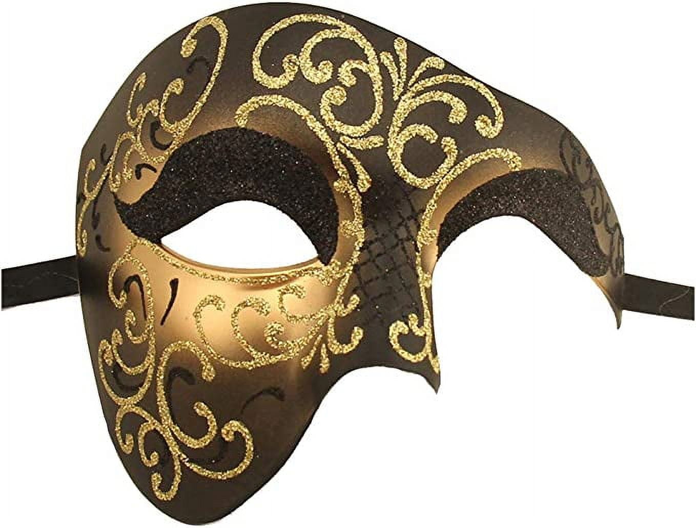 Luxury Mask Phantom the Opera Venetian Half Face Mask for Adults ...