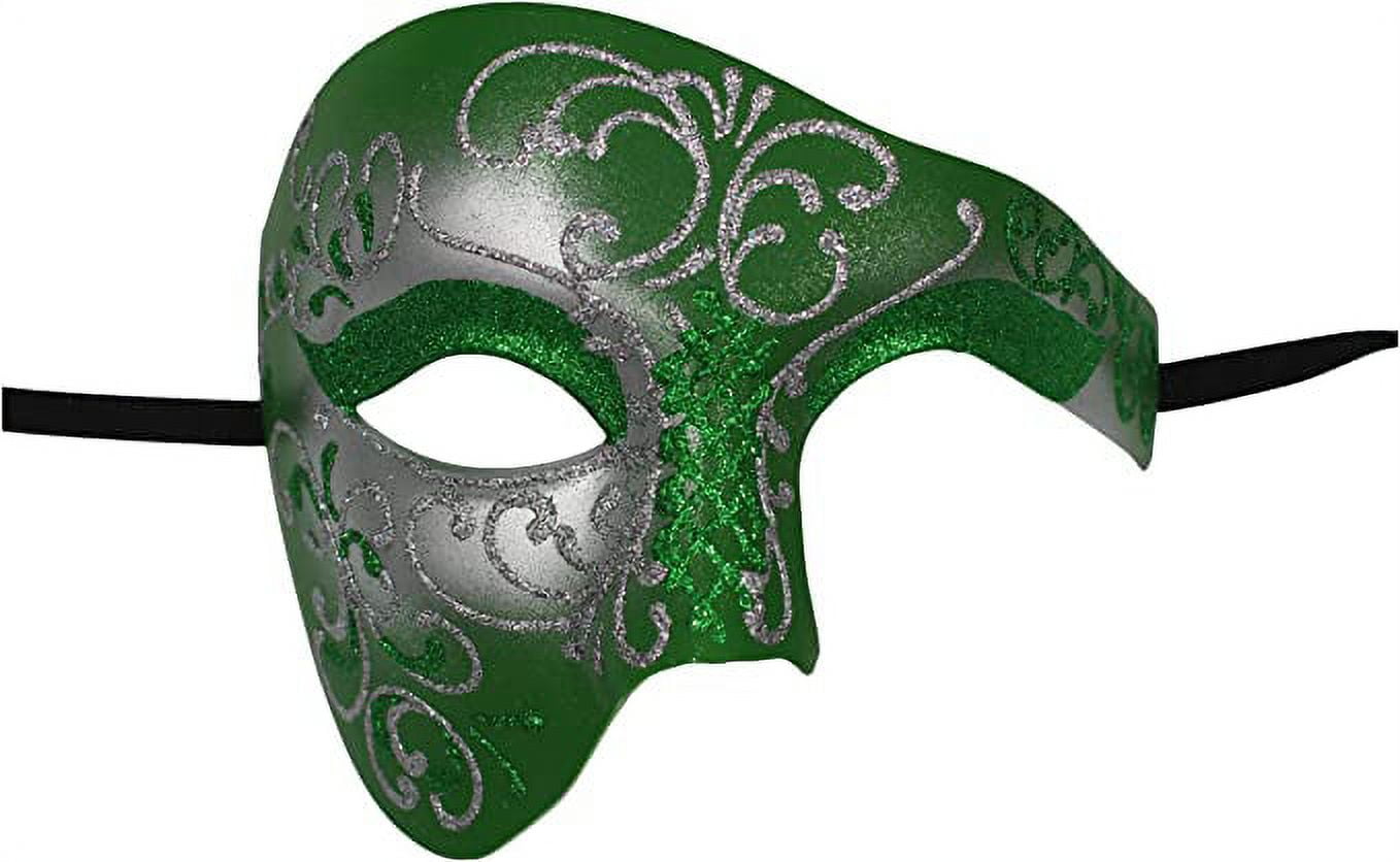 Luxury Mask Vintage Phantom of the Opera Mask – Venetian Half Face Mask ...