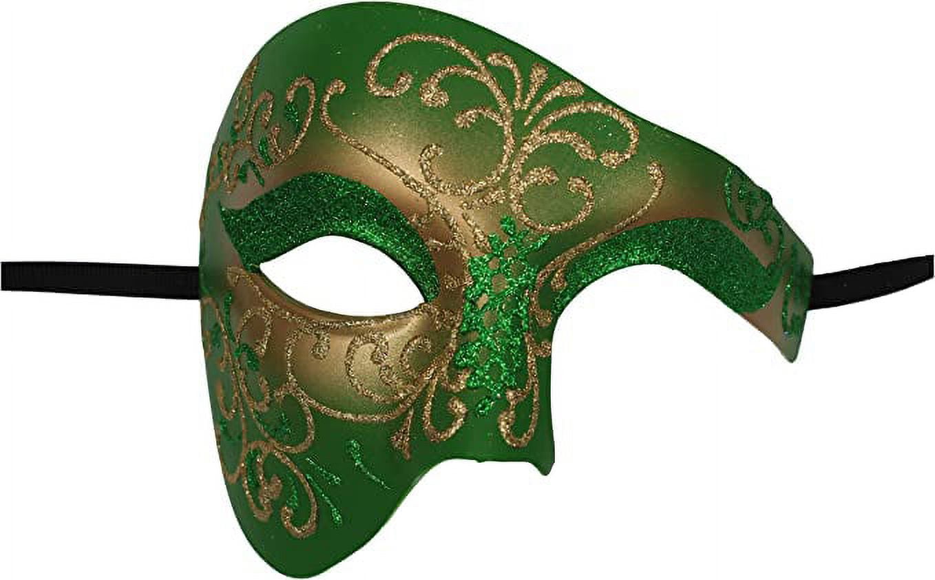 Luxury Mask Vintage Phantom of the Opera Mask – Venetian Half Face Mask ...