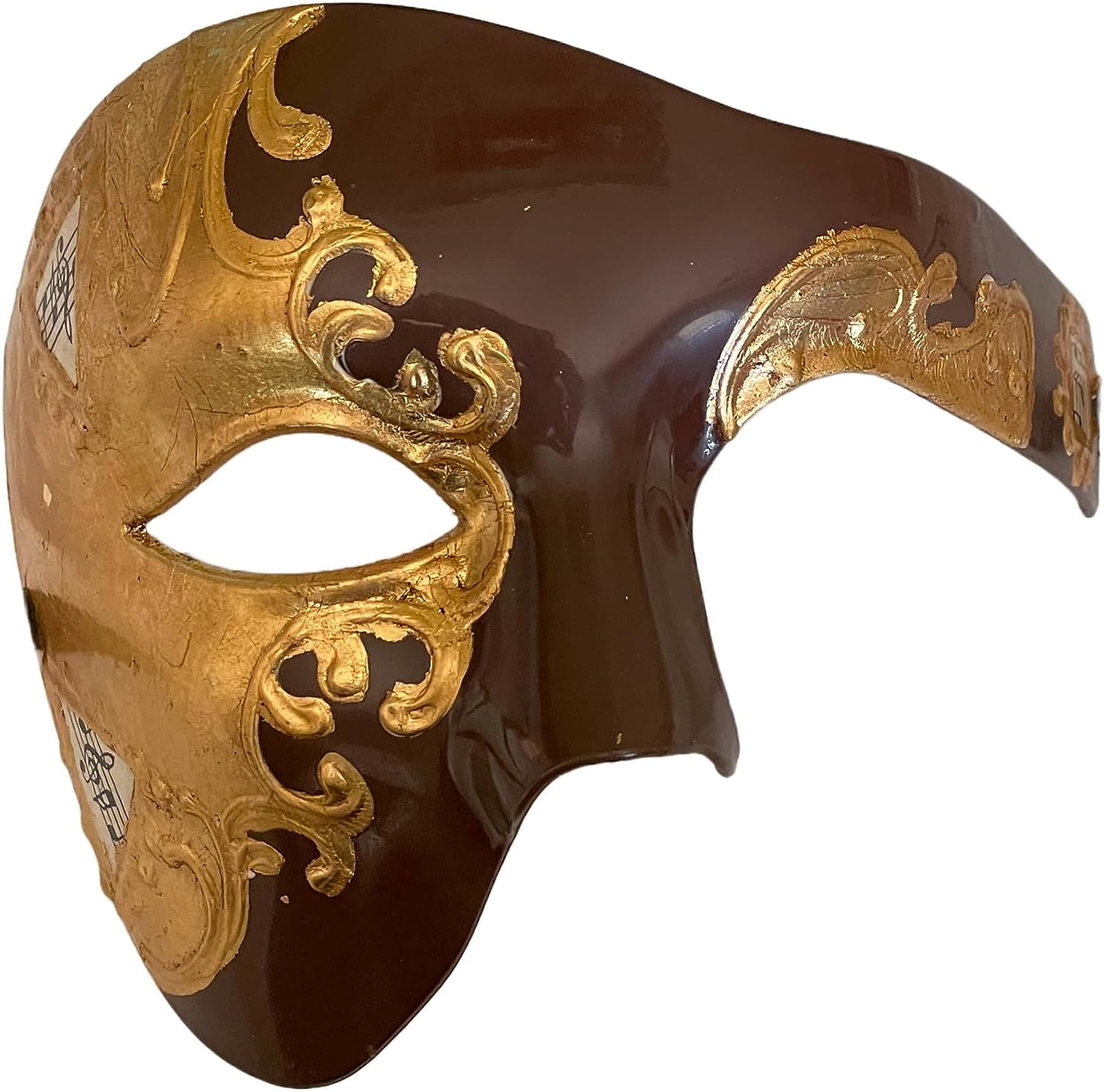 Luxury Mask Vintage Phantom of the Opera Mask – Venetian Half Face Mask ...