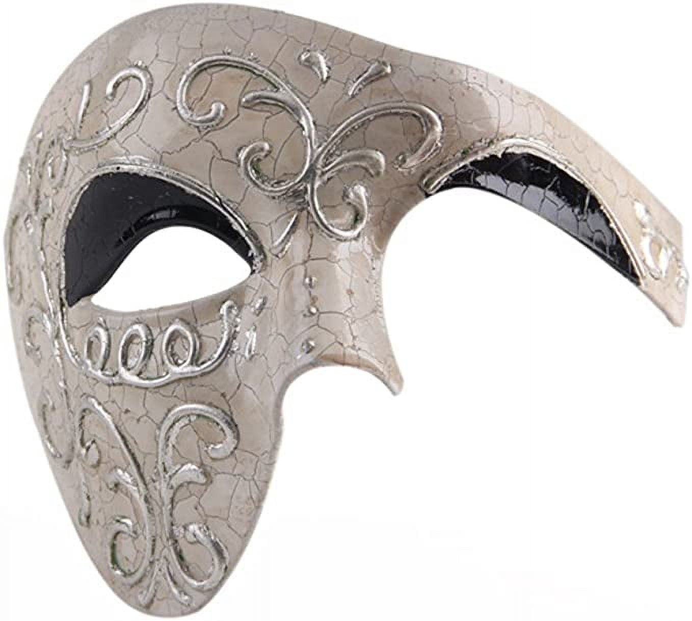Luxury Mask Vintage Phantom of the Opera Mask – Venetian Half Face Mask ...