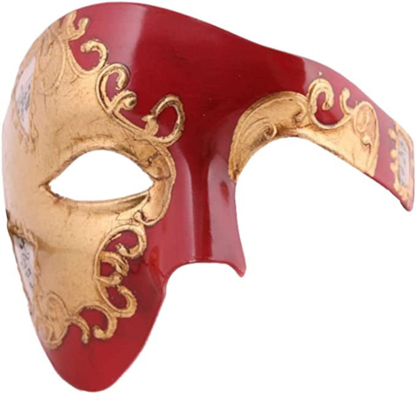 Luxury Mask Vintage Phantom of the Opera Mask – Venetian Half Face Mask ...