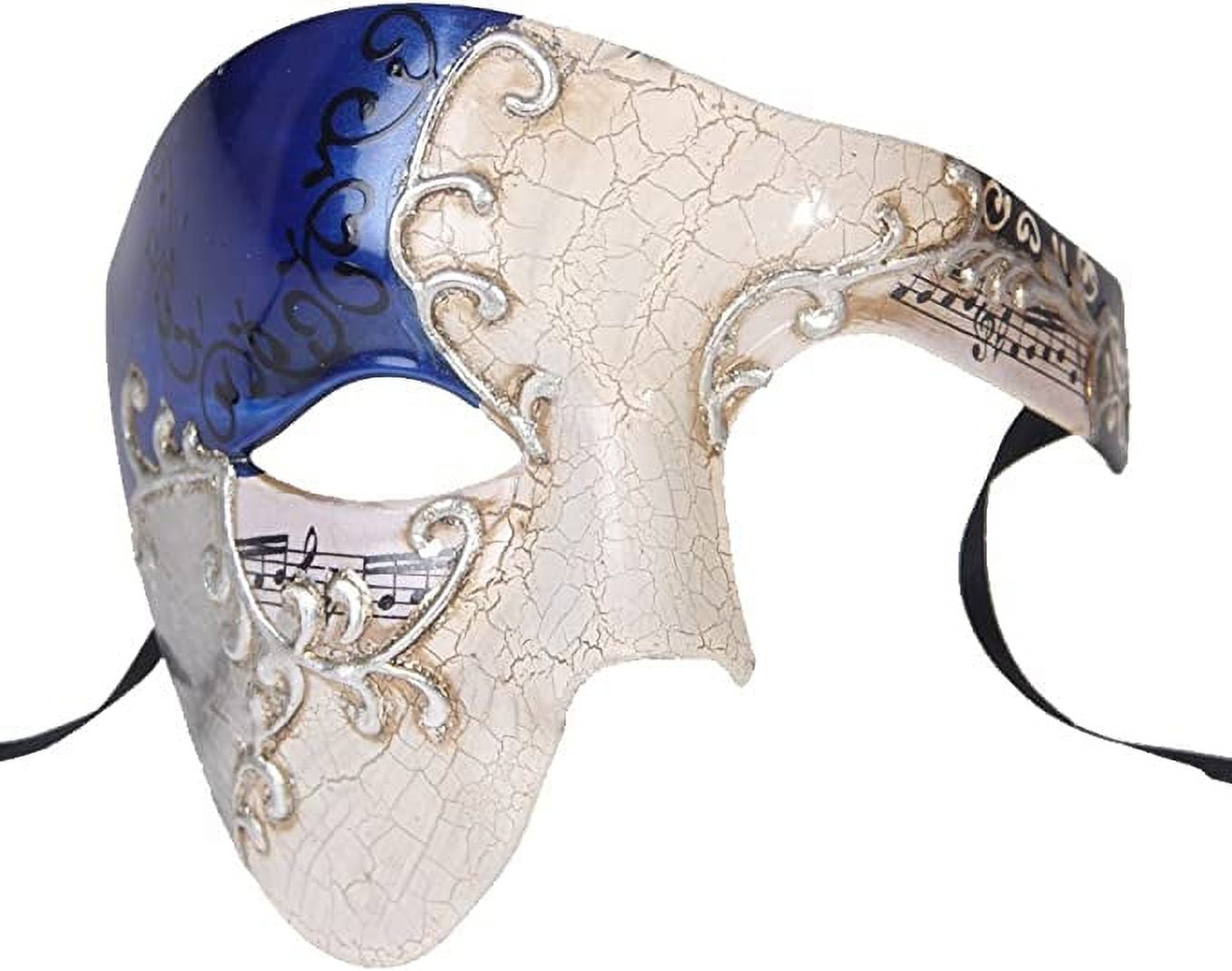 Luxury Mask Vintage Phantom of the Opera Mask – Venetian Half Face Mask ...