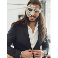 Masked Man Mask-Black With Ties - Walmart.com