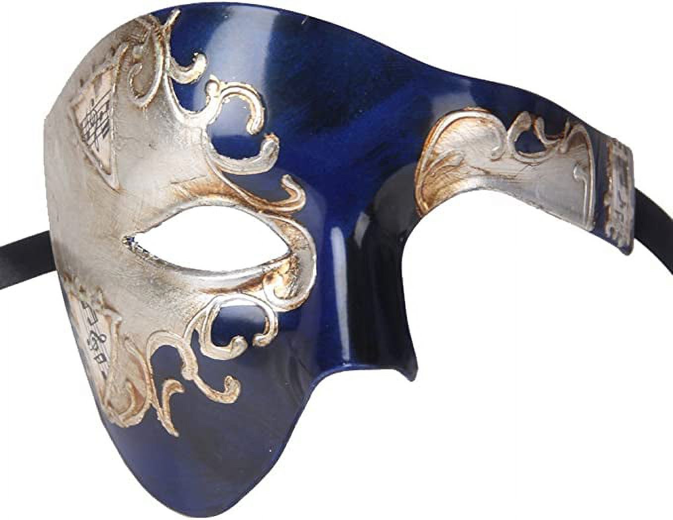 Luxury Mask Vintage Phantom of the Opera Mask – Venetian Half Face Mask ...