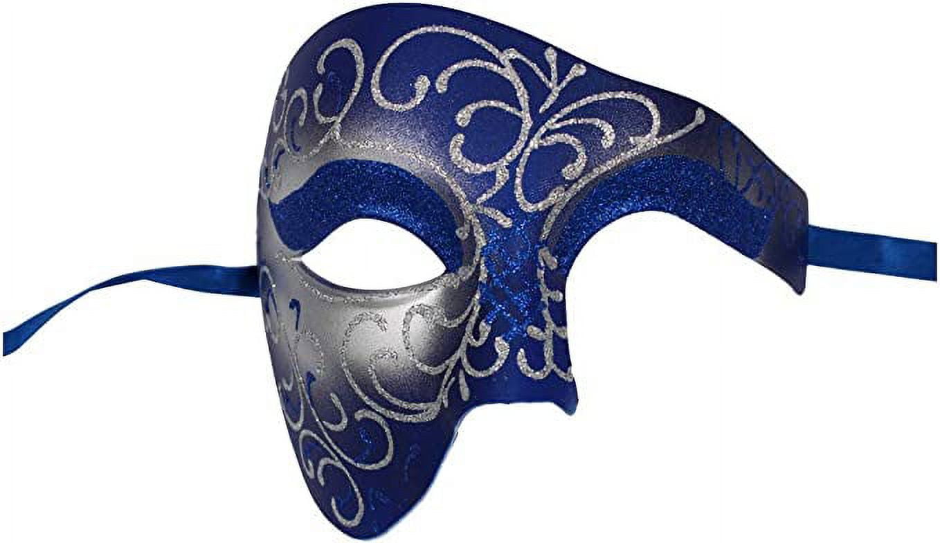 Luxury Mask Vintage Phantom of the Opera Mask – Venetian Half Face Mask ...