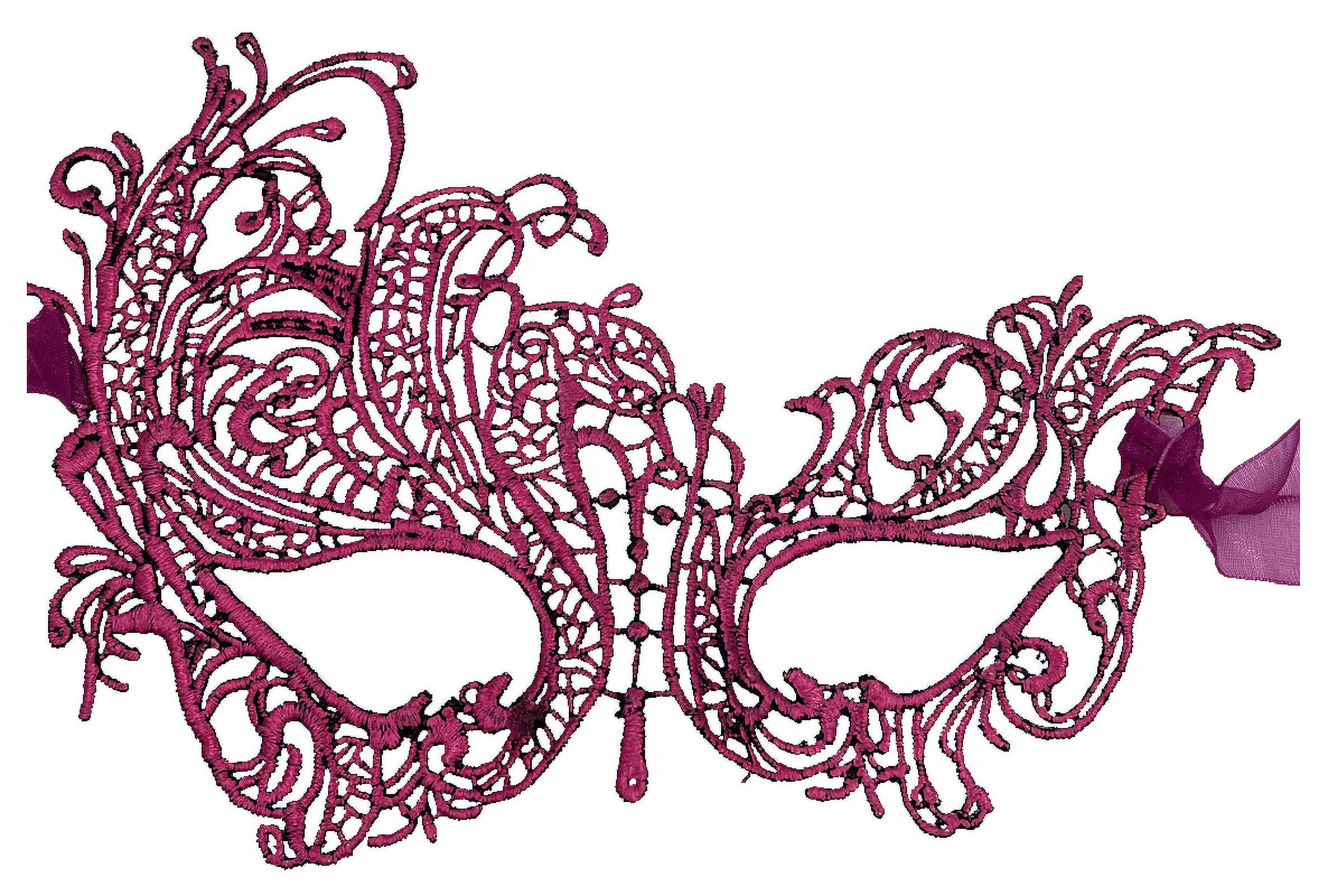 Luxury Mask – Women’s Stunning Masquerade Lace Mask – Lace Headpiece ...