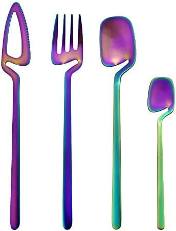 Luxury Matte Black Silverware Set, 32-Piece 304 Stainless Steel ...