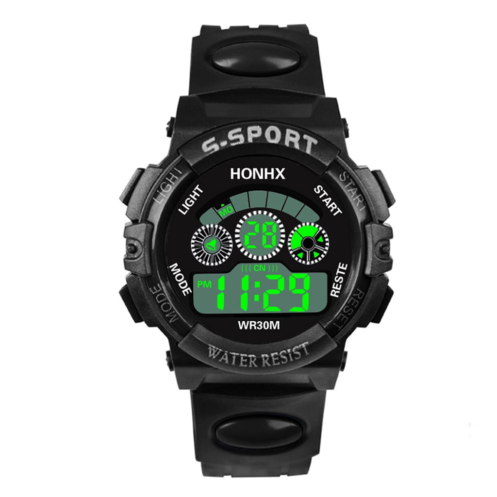 Luxury Men Analog Digital World Time Watch Military Sport Led ...