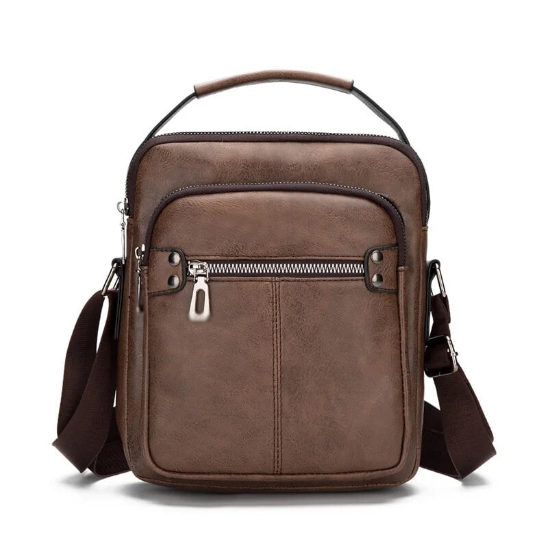 Luxury Men Bag Men Vintage Shoulder Bag For Man Leather Messenger Bag ...