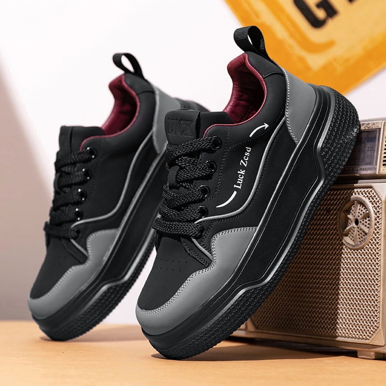 Luxury Men'S Sneakers 2025 | Thick Sole, Vintage Sports Style, Wheat ...