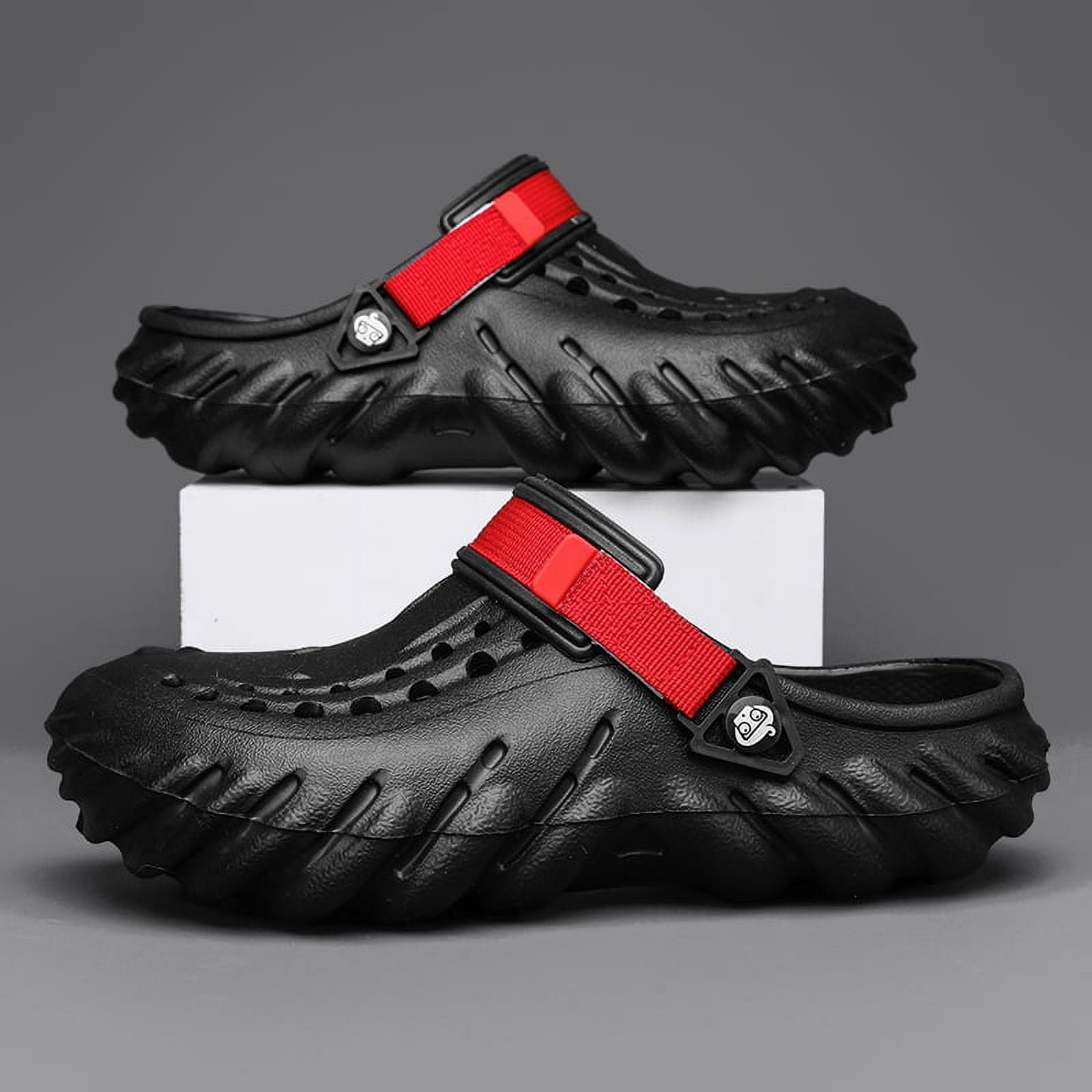 Luxury Men Slipper Korea Style Spring Summer Beach Clogs Indoor House ...