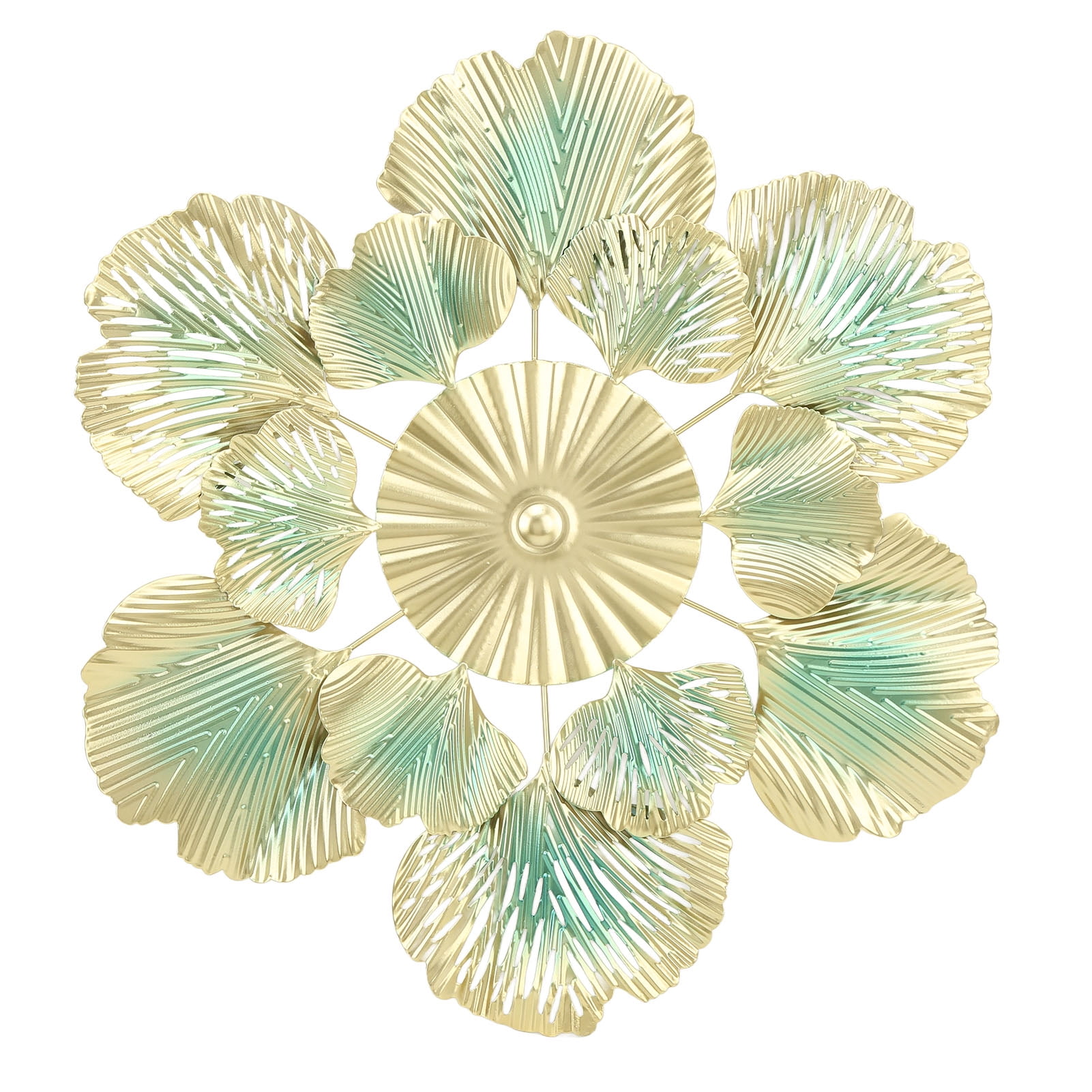 Luxury Metal Wall Art, Unique Apricot Leaf Design For Stylish Home ...