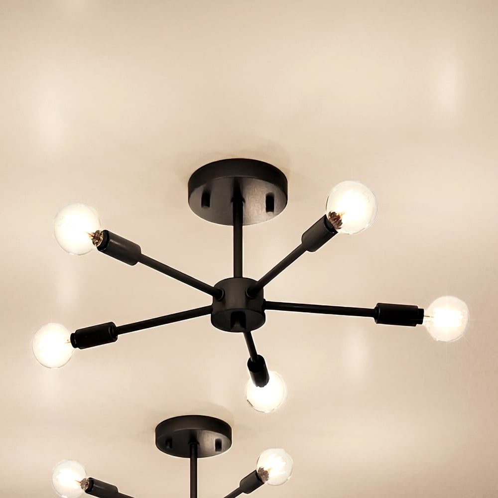 Luxury Mid-Century Modern Ceiling Light, 5.625H x 16W, with Modern ...