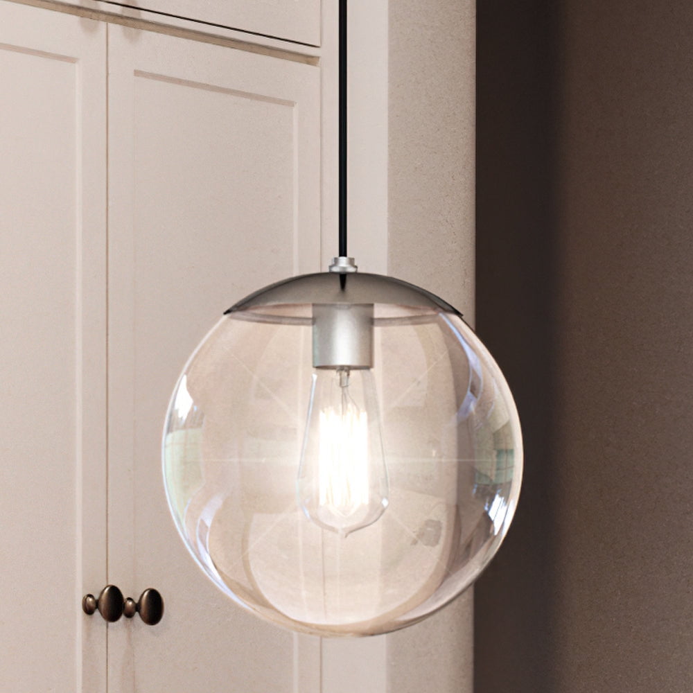 Luxury Minimalist Pendant, 10.5H x 10W, with Modern Farmhouse Style ...