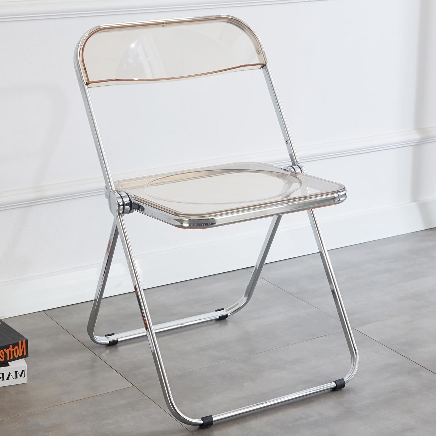 Luxury Modern Acrylic Folding Chair Transparent Chairs-Ghost Stackable ...