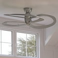 Luxury Modern Ceiling Fan, 14.5H x 48W, with Mid-Century-Modern Style ...
