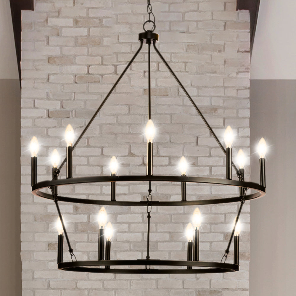Black Modern Farmhouse Chandelier