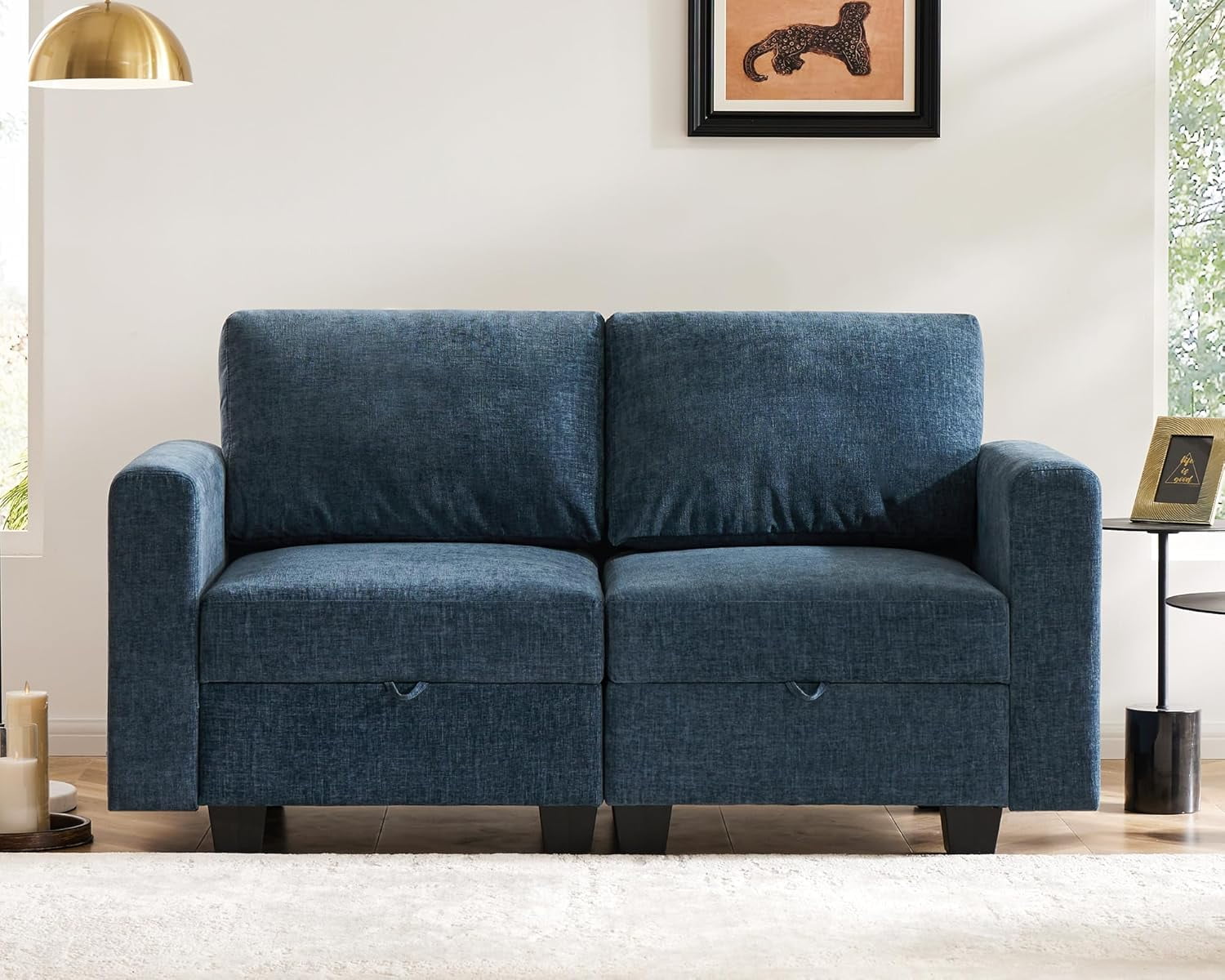 Luxury Modular Convertible Sectional Couch with Reversible Chaise ...