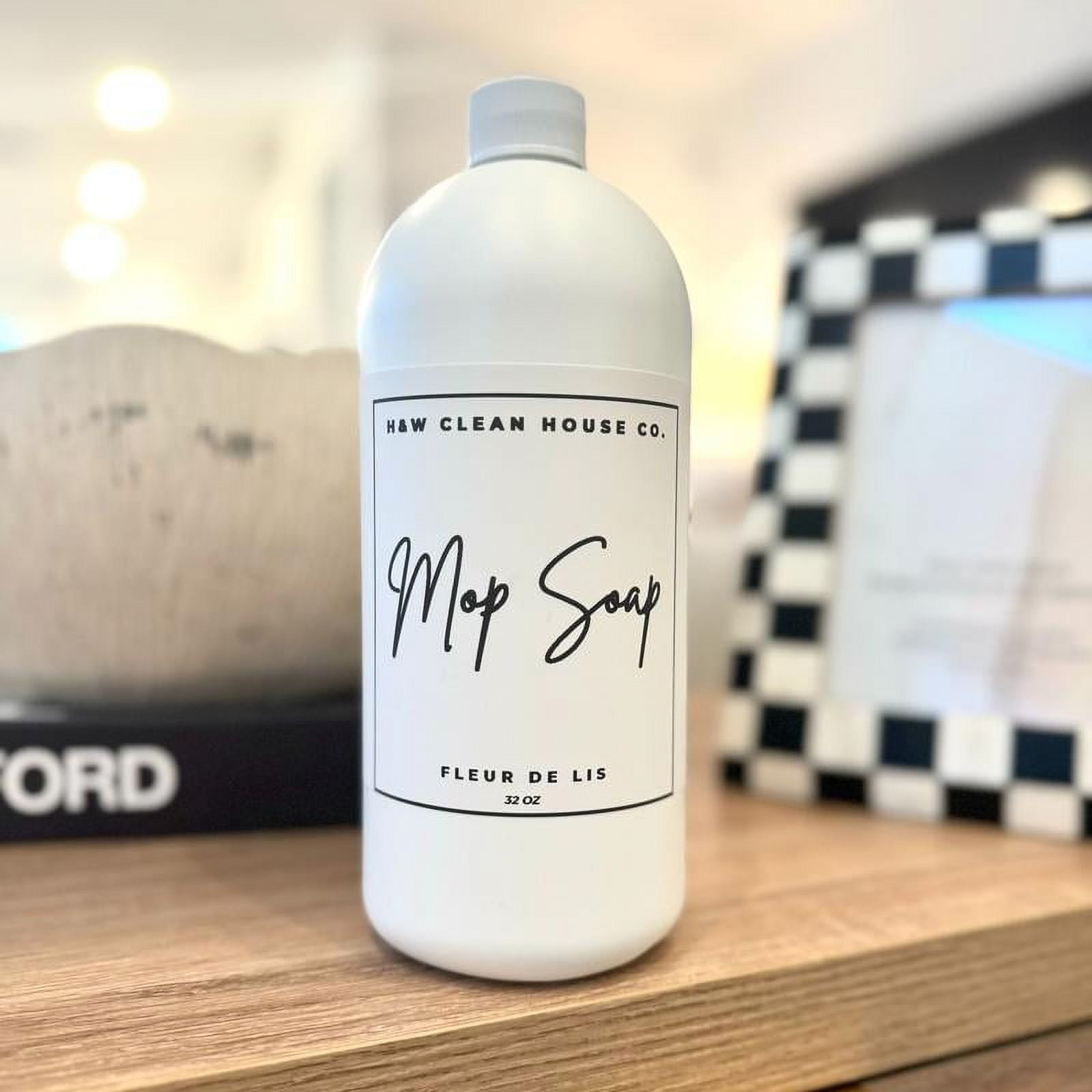 Luxury Mop Soap, 32 oz - Non-Toxic & Pet Friendly, Gentle Floor Cleaner ...