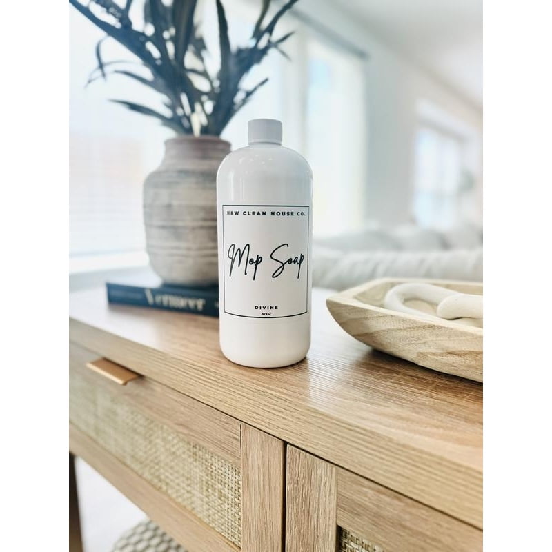 Luxury Mop Soap Concentrate (32oz) - Plant-Based Floor Cleaner | Non-Toxic, Pet-Safe Formula ...