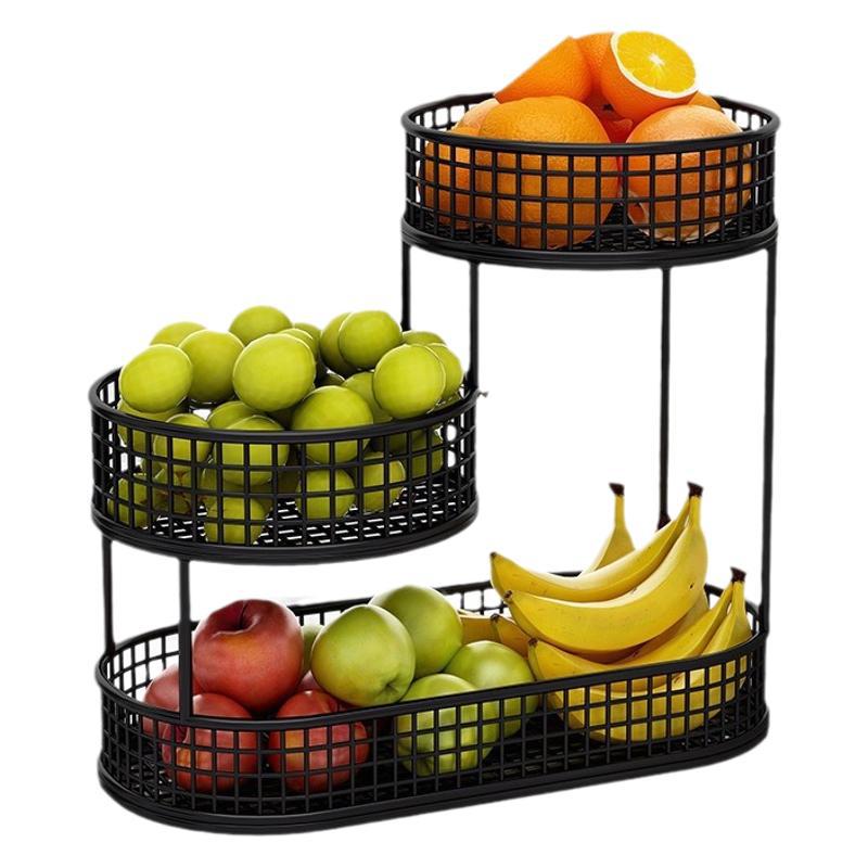 Luxury Multi-Tier Fruit Basket for Living Room & Coffee Table | Stylish ...