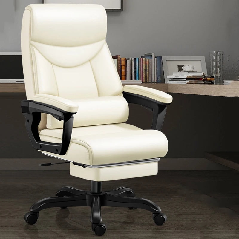 Luxury Neck Support Office Chair Ergonomic Nordic Stretch Office Chair ...