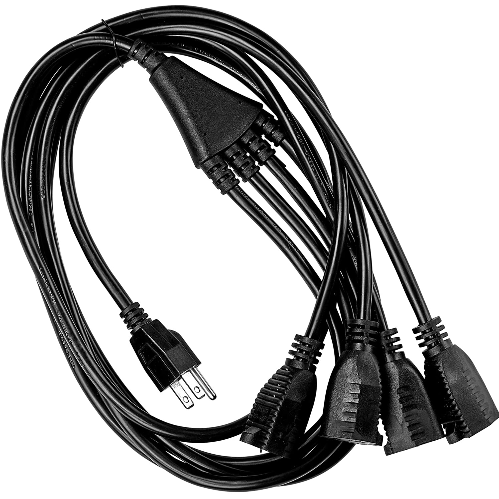 Luxury Office 4-Way Electrical Power Plug Adapter, 3-Prong Split ...