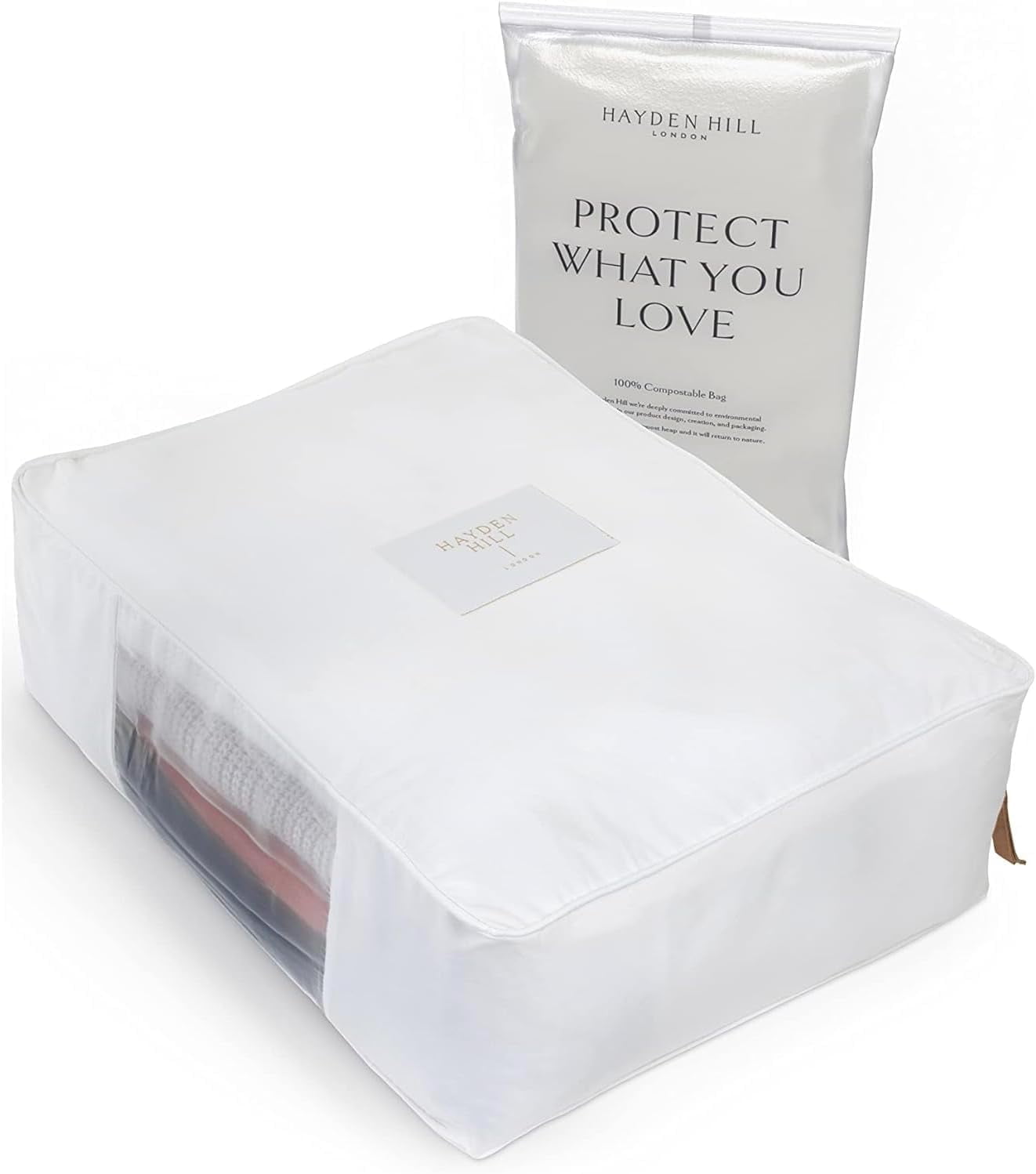 Luxury Organic Cotton Sweater Storage Bag - Fits 6 Fine Knit Sweaters ...