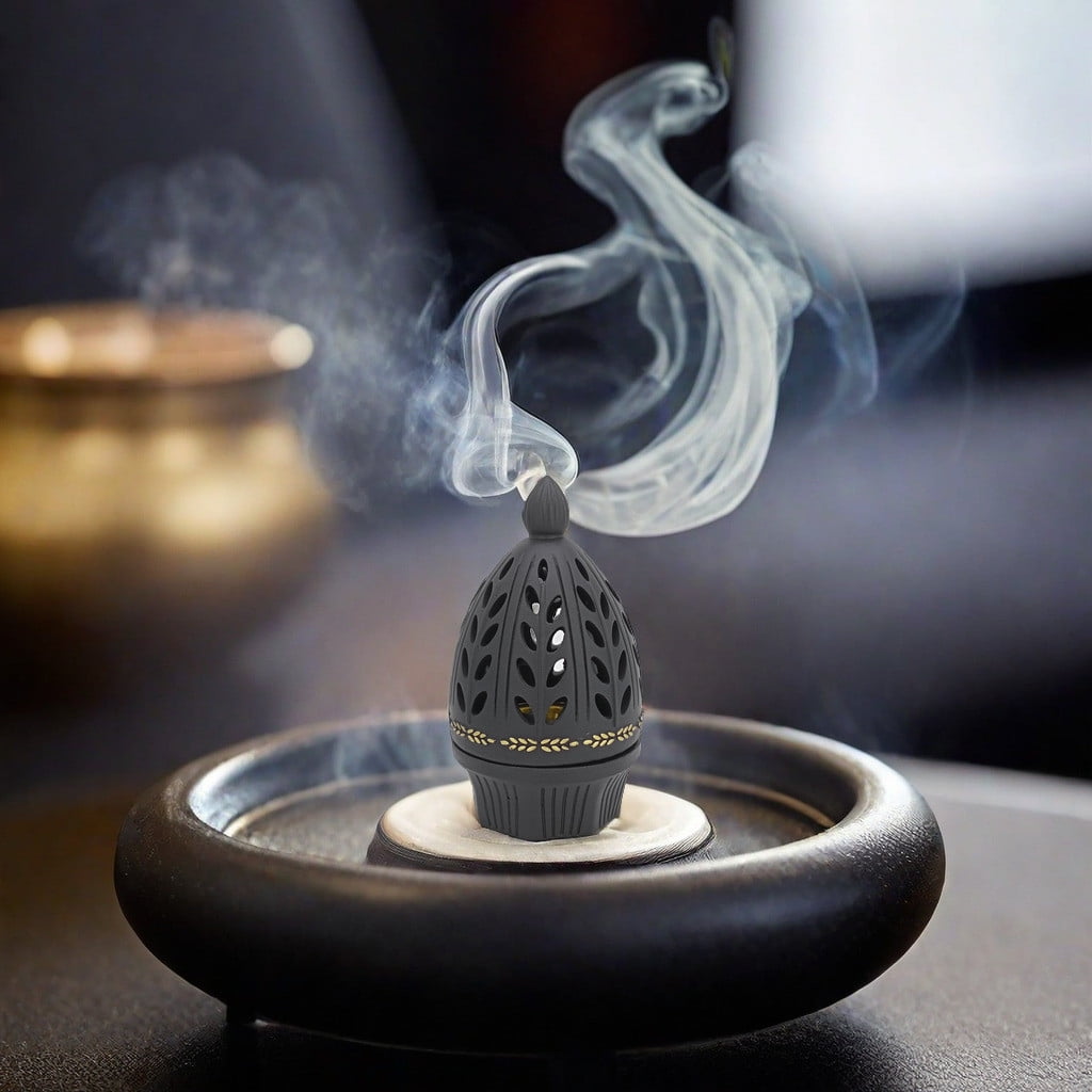 Luxury Personalized Resin Incense Burner Pagoda - Hand-Carved Buddhist ...