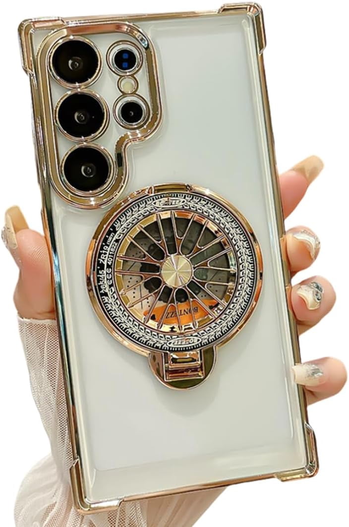 Luxury Plating Airbag Shockproof Case for Samsung S25 Ultra S24 Plus ...