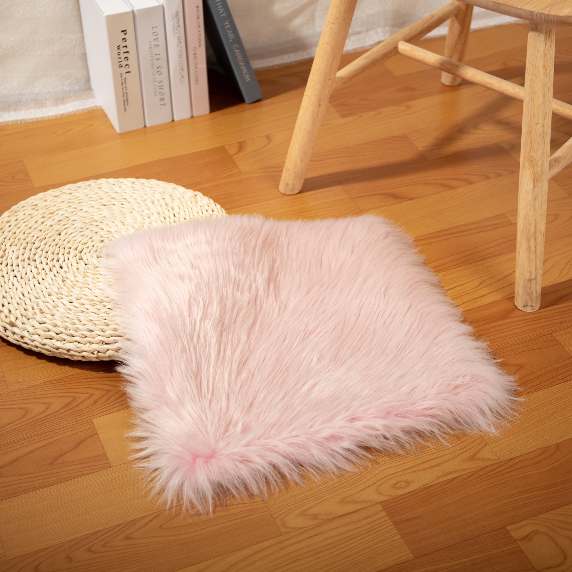 Luxury Plush Furry Cushion Cover 18 x 18 inch Throw Pillow Case Nordic ...