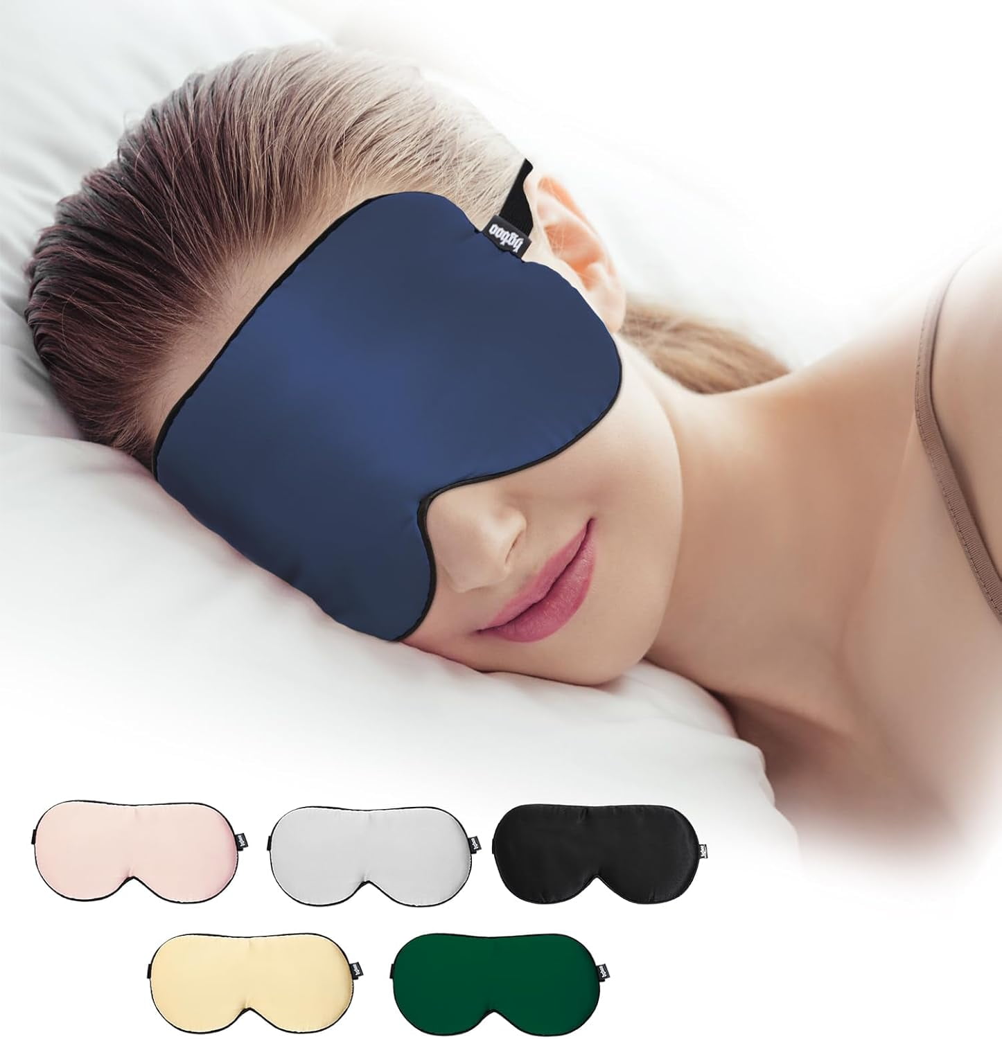 Luxury Pure Silk Sleep Mask | 100% Natural Mulberry Silk | Double-Sided ...