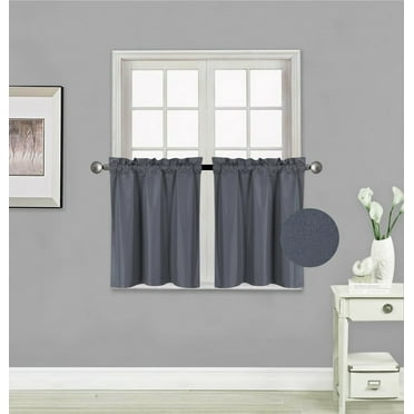 NICETOWN Solid Color Black out Curtains Rod Pocket Thermal Insulated ...