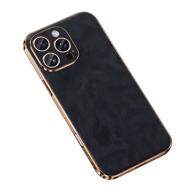 Luxury Retro Business Plating Case Full Coverage Lens Protection Cover ...