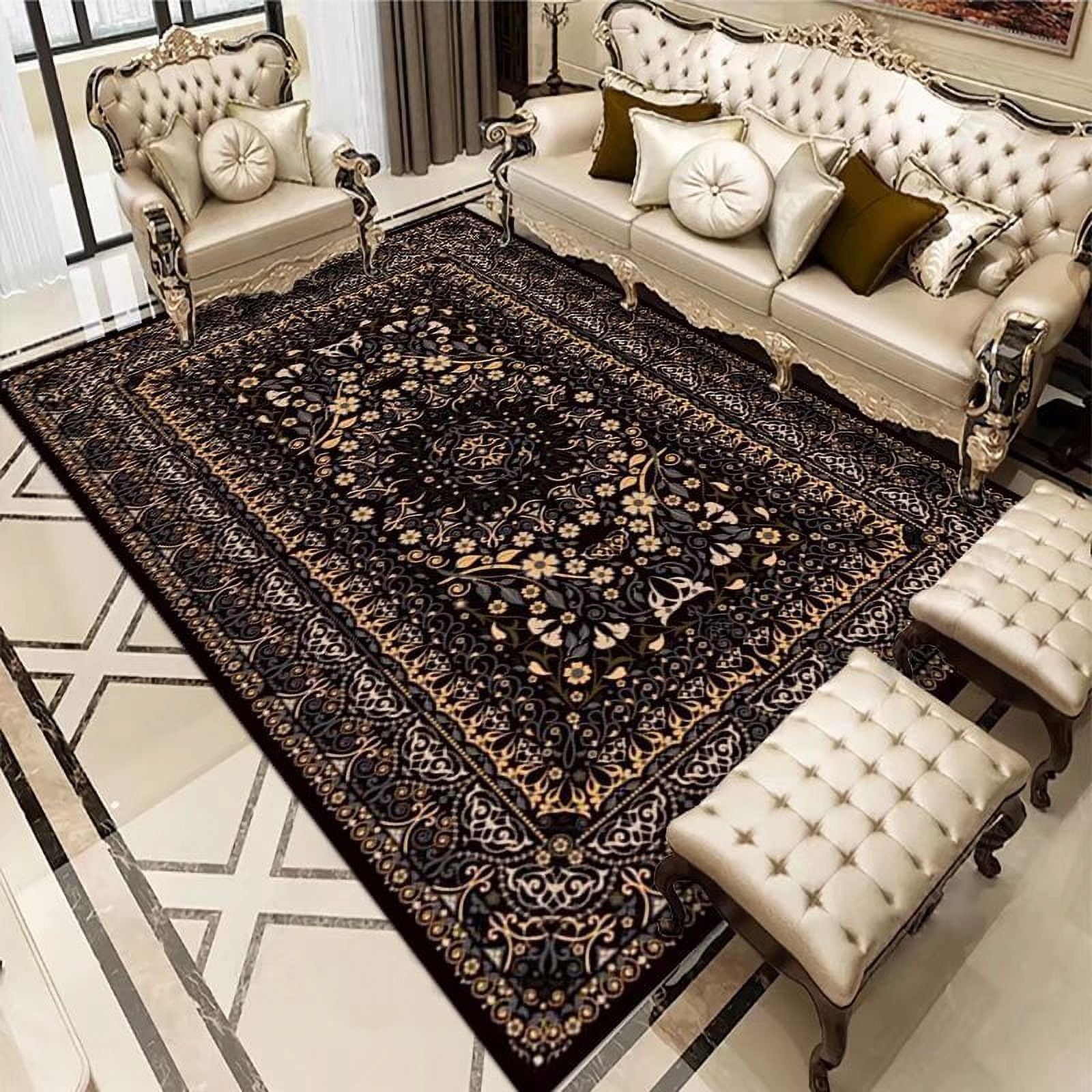 Luxury Retro Living Room ration Carpets Study Floor Mats Home r Persia ...