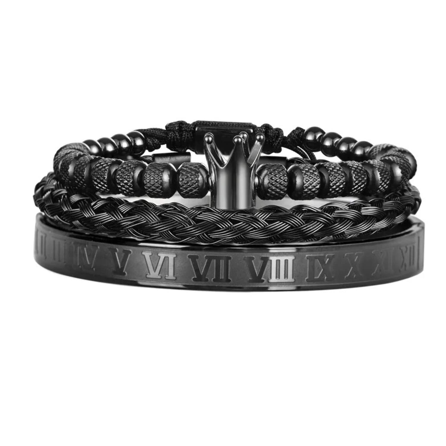 Luxury Roman Royal Crown Charm - Stainless Steel - Walmart.com