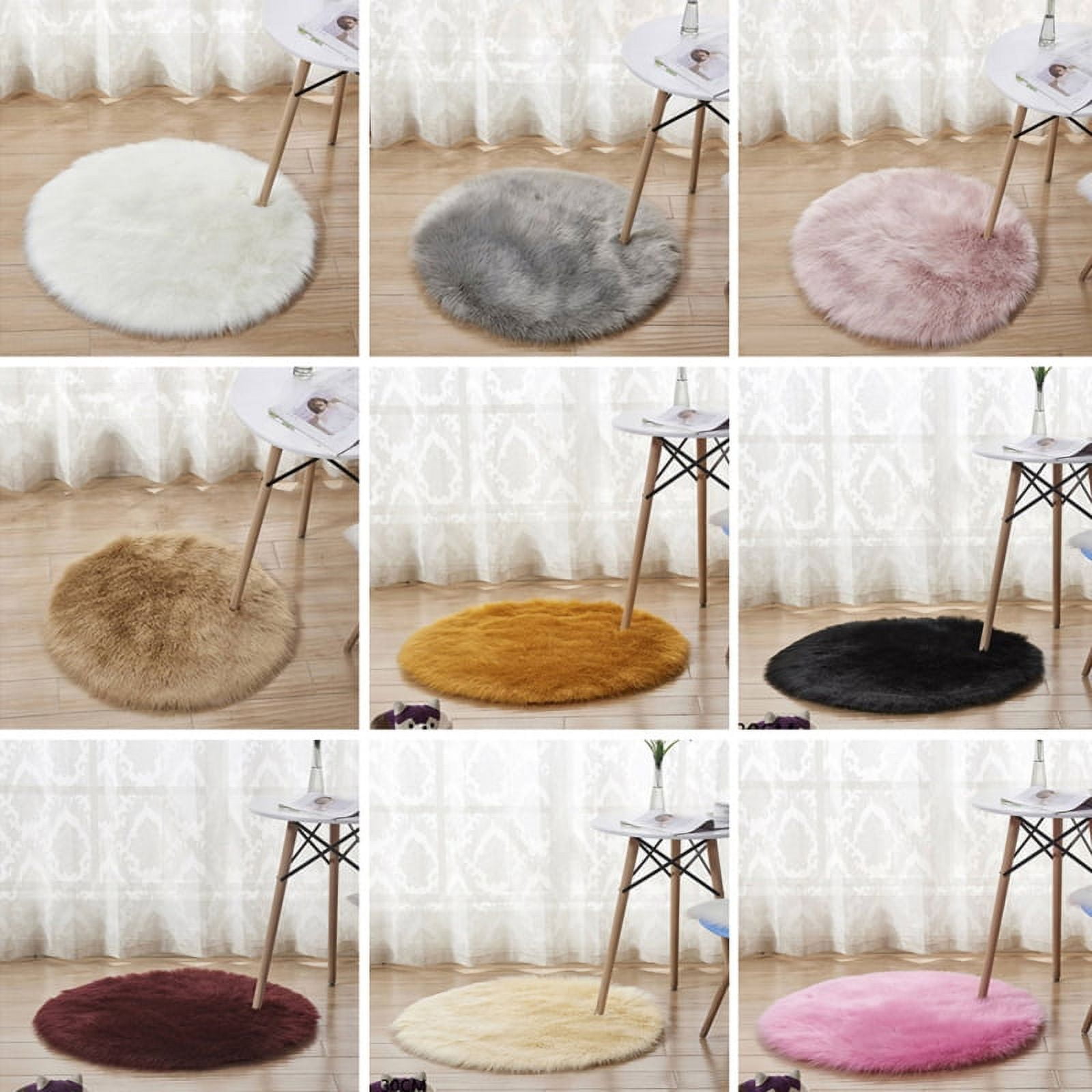 Luxury Round Area Rugs for Bedroom Kids Nursery Rug Super Soft Living ...